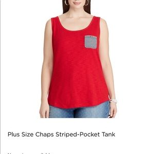 Chaps | Tops | Chaps Red Tank Top Size 2x | Poshmark